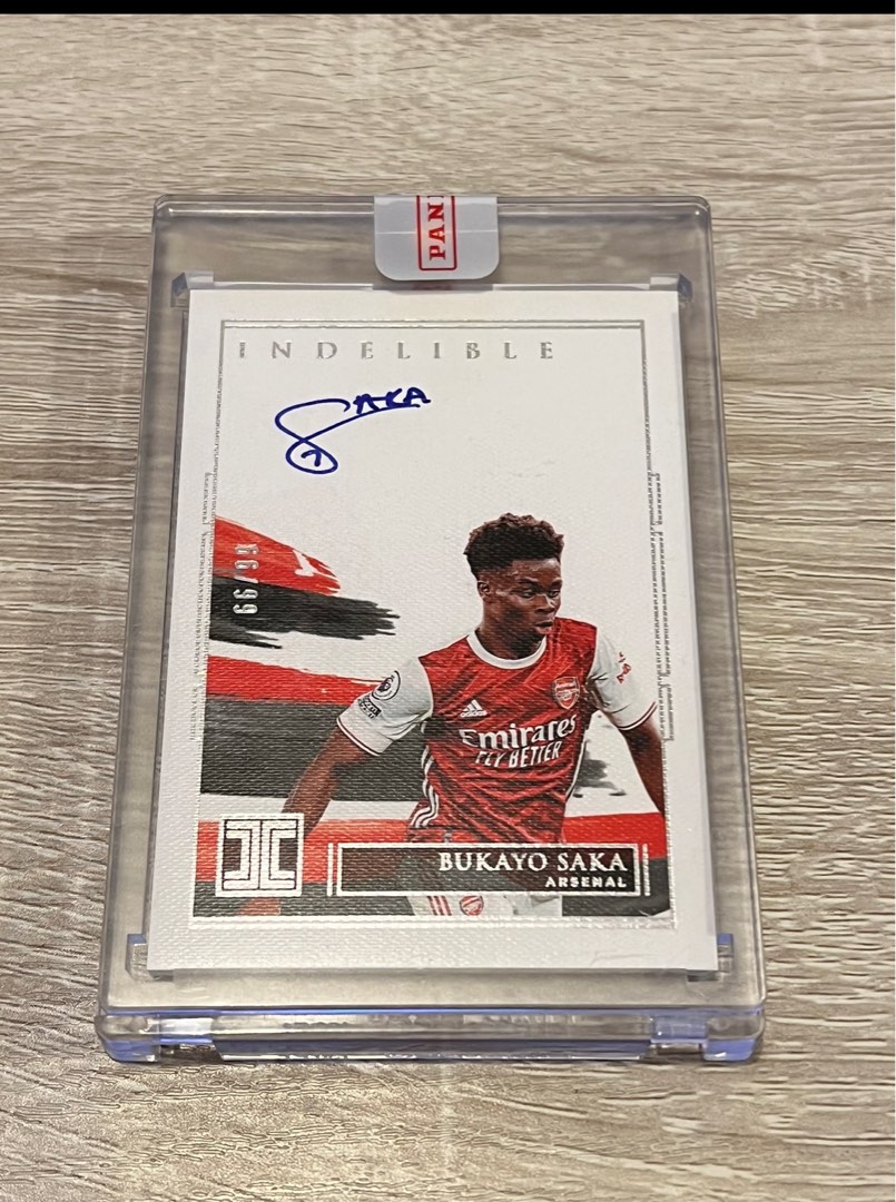Impeccable Arsenal Bukayo Saka auto autograph/99, 興趣及遊戲, 收藏品及紀念品, 古董收藏 ...
