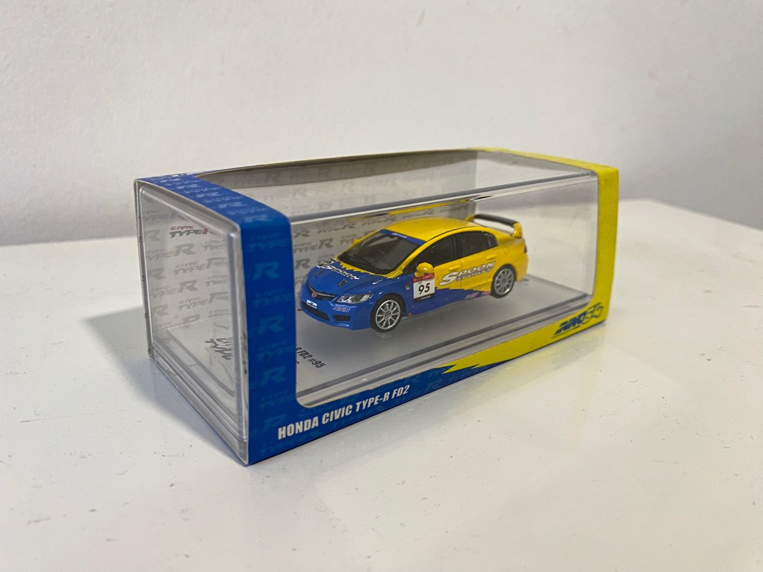 Inno64 1/64 Spoon Sports Honda Civic FD2R, Hobbies & Toys, Toys & Games ...