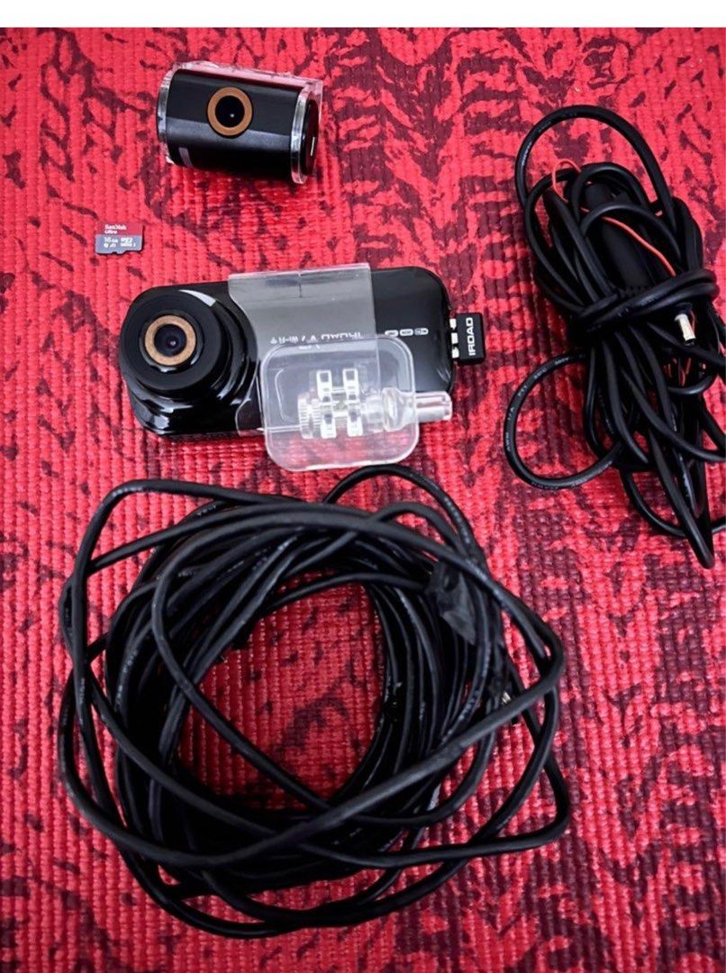 Iroad V7 front and rear camera all +16G sd micro card, Car Accessories ...