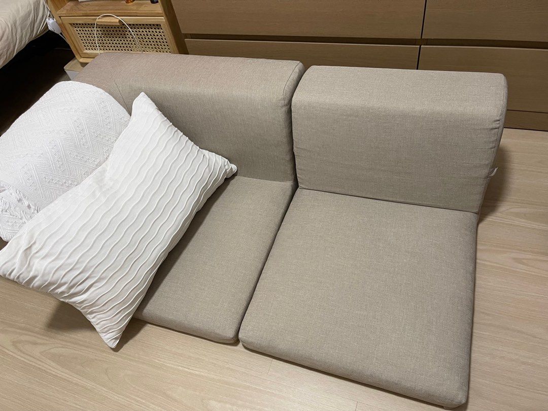 Japan modular floor sofa (2-pc: corner + single module), Furniture ...