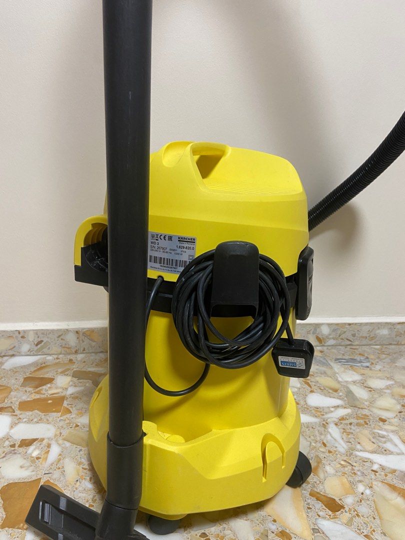KARCHER WD3 WET/DRY VACUUM CLEANER (1000W), TV & Home Appliances, Vacuum Cleaner & Housekeeping ...