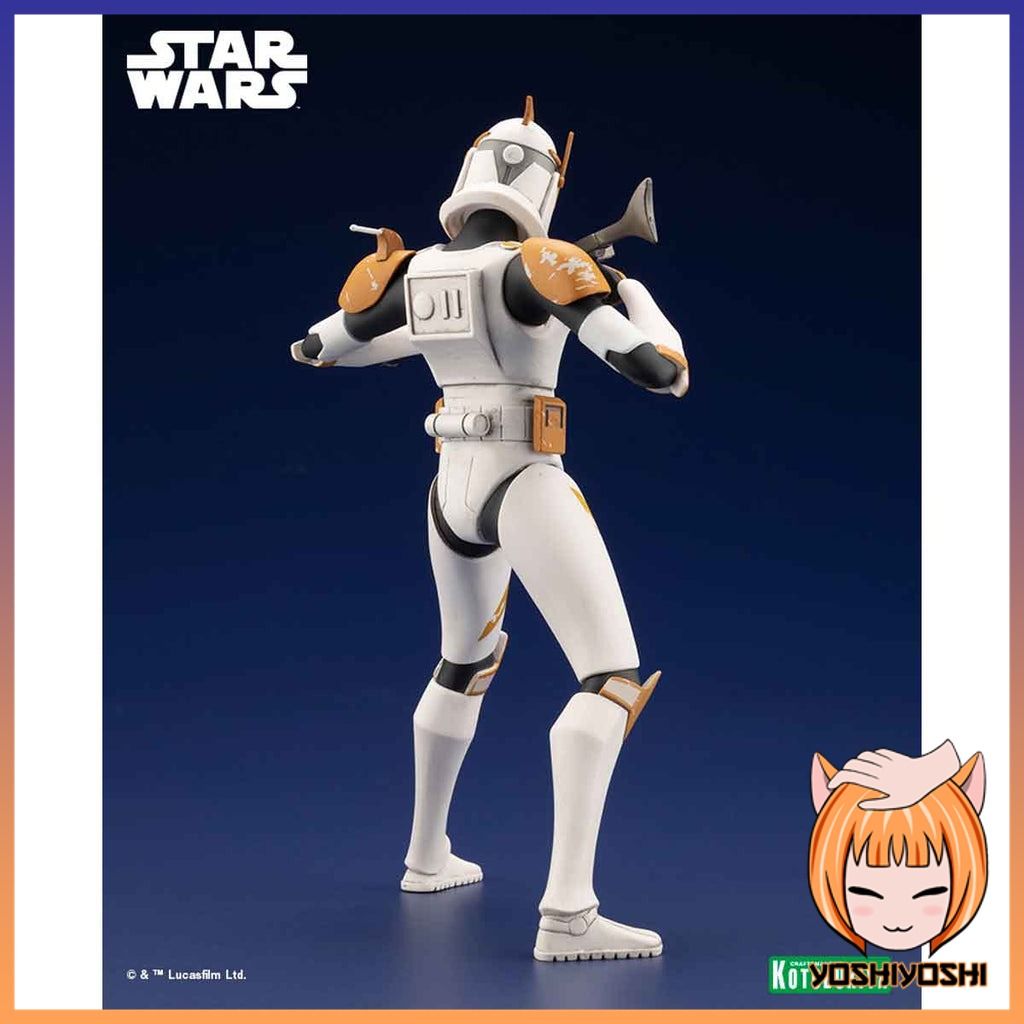 Kotobukiya Commander Cody Clone Wars Version ARTFX 1/10 Scale Color ...