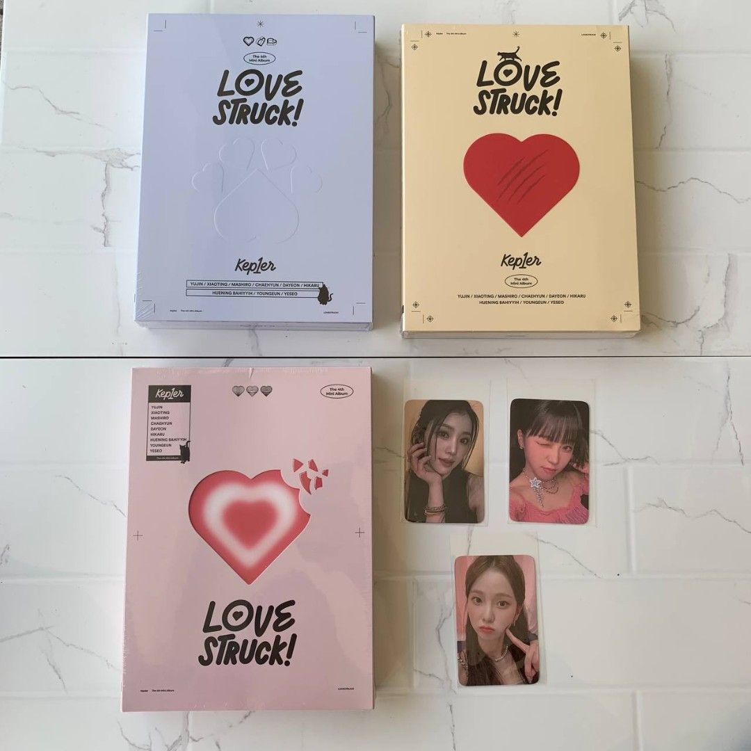 (KTOWN4U) KEP1ER KEPLER 4TH MINI ALBUM (LOVESTRUCK) (READY STOCK: SEALED), Hobbies & Toys ...