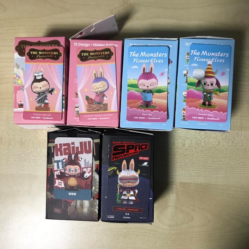 Labubu the monsters patissier / chirstmas / flower / kaiju /space ...