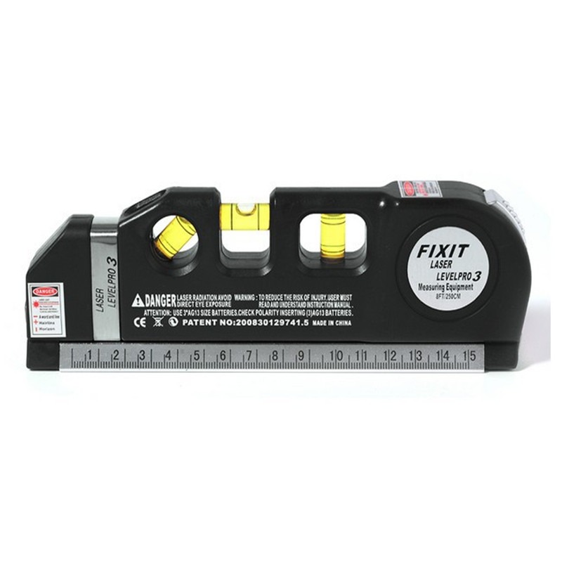 Laser Level laser measure Line 8ft Laser Measurement Tape Ruler ...