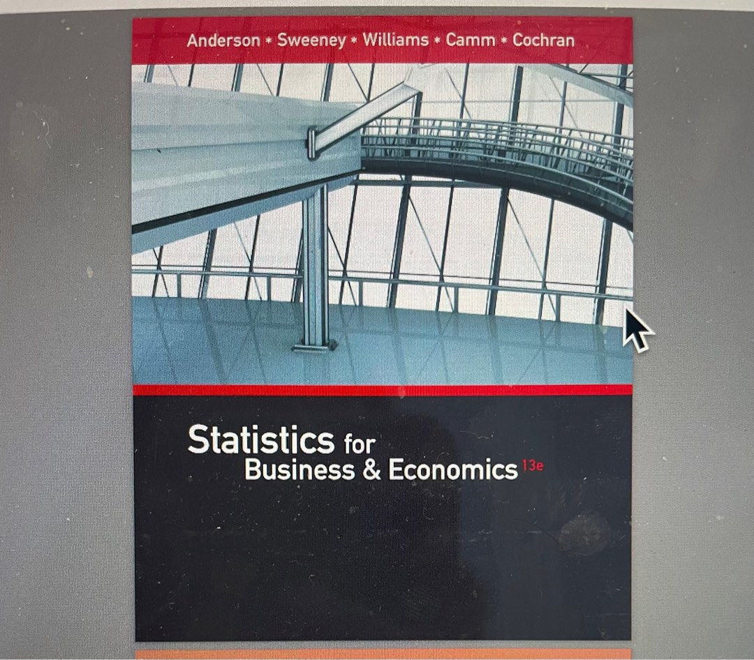 LBOMGTS: Statistics for Business& Economics_Anderson*Sweeney*Williams ...