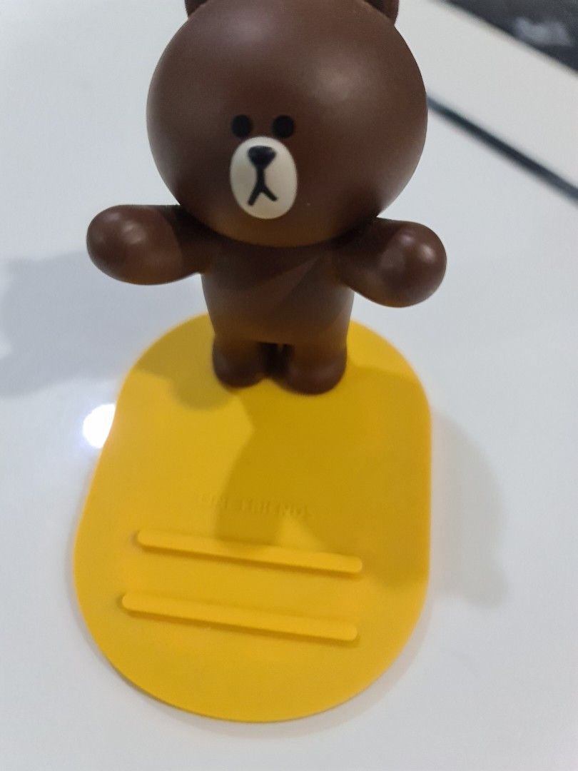 Line Friends Phone Holder - Brown, Mobile Phones & Gadgets, Mobile ...
