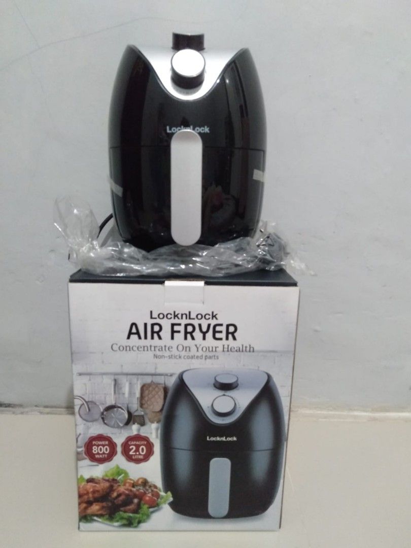 Lock n Lock Air Fryer Black Series 2 Liter, Kitchen & Appliances di ...