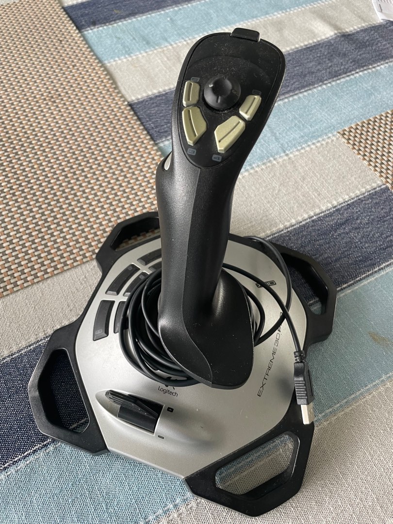 Logitech Extreme 3D Pro Joystick Gaming Controller, Video Gaming ...