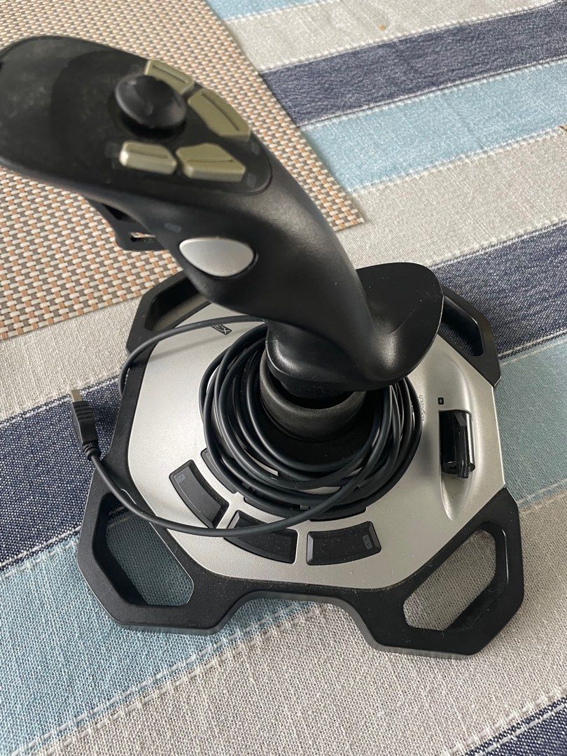 Logitech Extreme 3D Pro Joystick Gaming Controller, Video Gaming ...