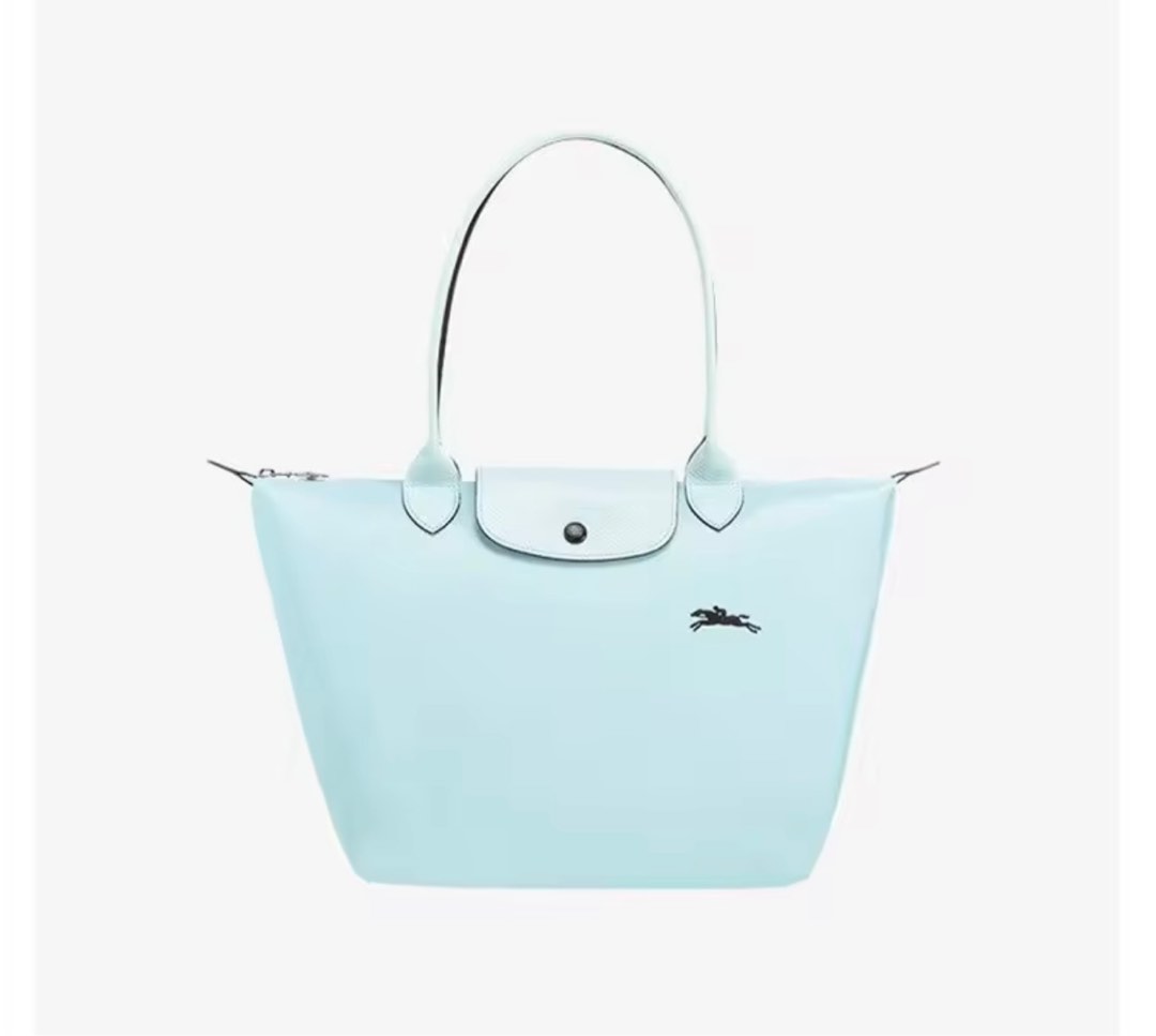 Longchamp 70th Anniversary Series, LE PLIAGE in light blue, Women's ...