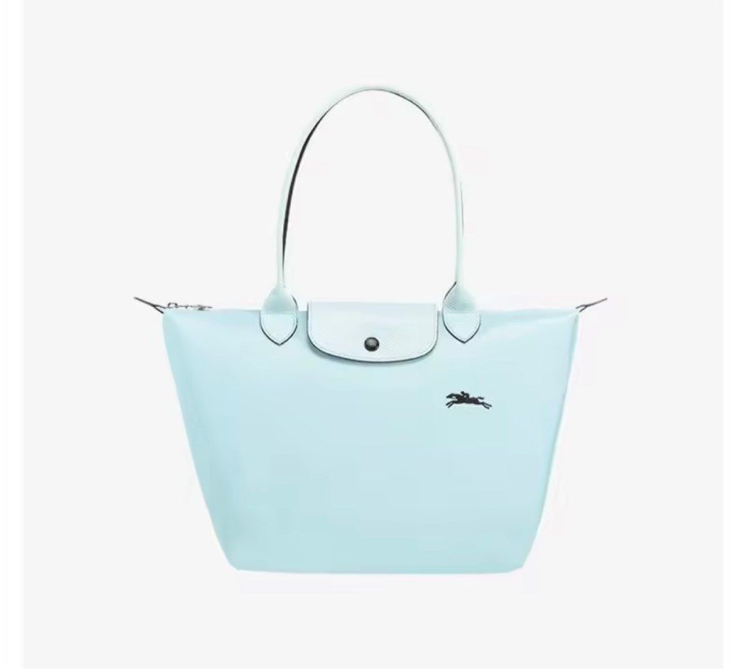 Longchamp 70th Anniversary Series, LE PLIAGE in light blue, Women's ...