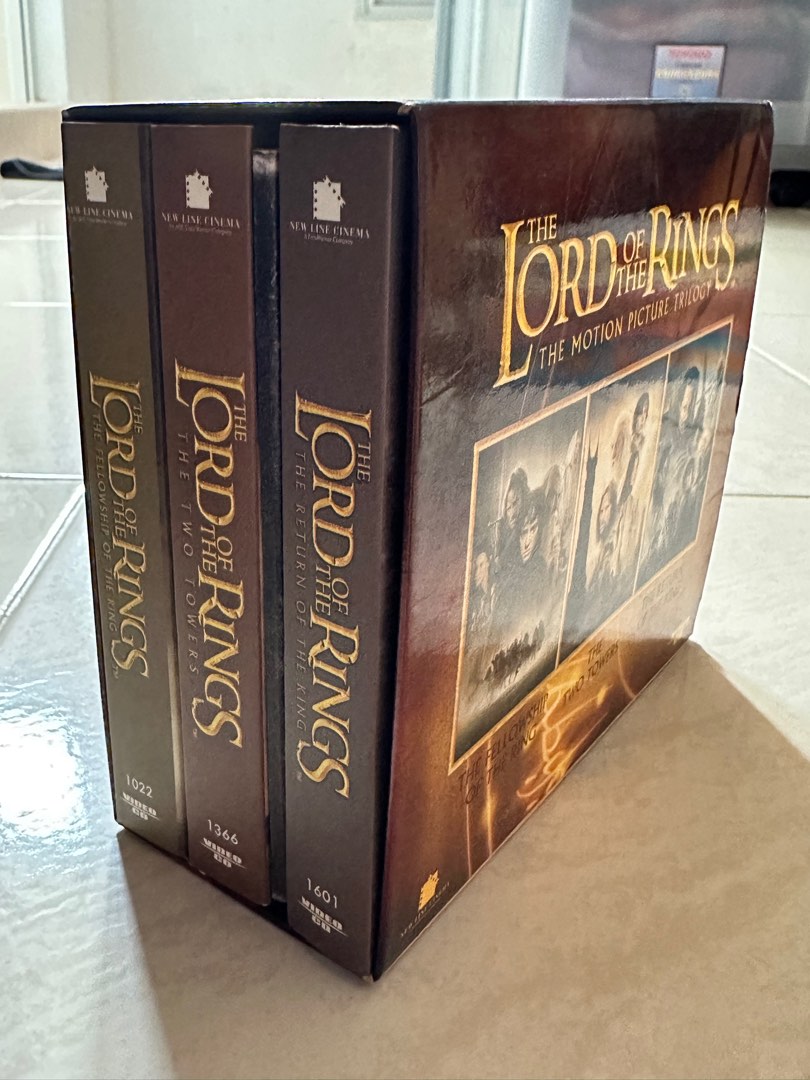 Lord of the Rings Complete Trilogy Collection VCD with Booklet, Hobbies ...
