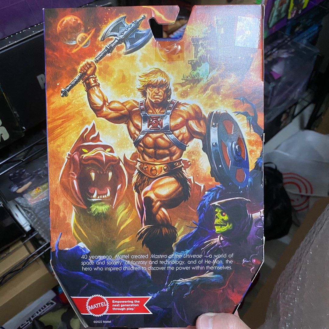 FREE DELIVERY Masters Of The Universe He-Man 40th Anniversary Sealed ...
