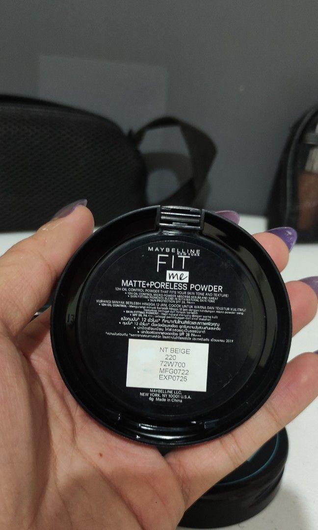 MAYBELLINE MATTE & PORELESS COMPACT POWDER, Beauty & Personal Care ...