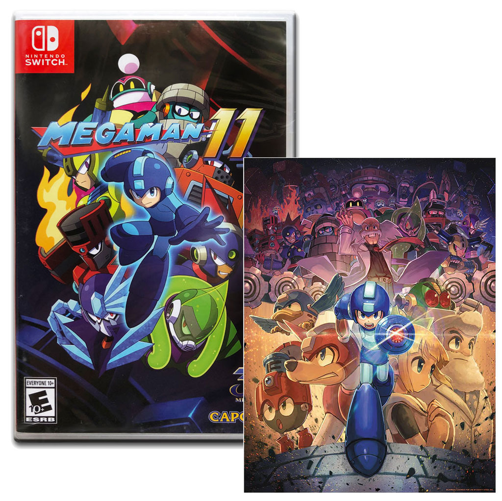 Megaman 11 + Artcard, Video Gaming, Video Games, Nintendo on Carousell