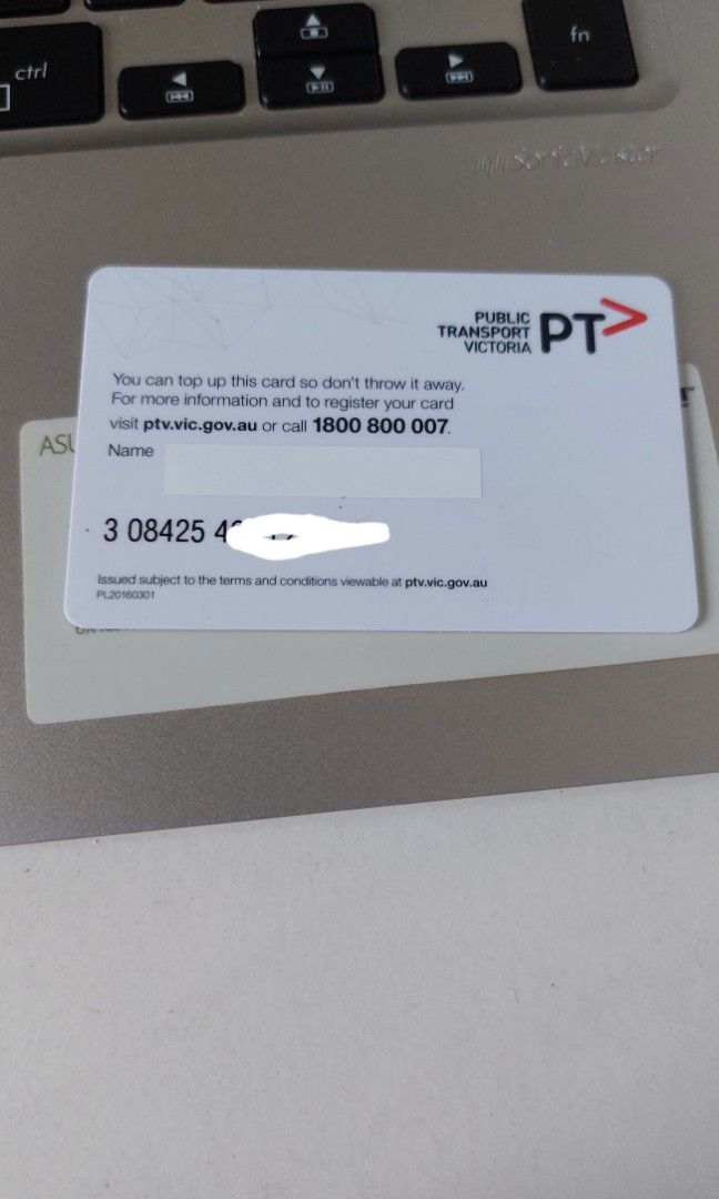 Melbourne myki transportation card, Tickets & Vouchers, Local ...