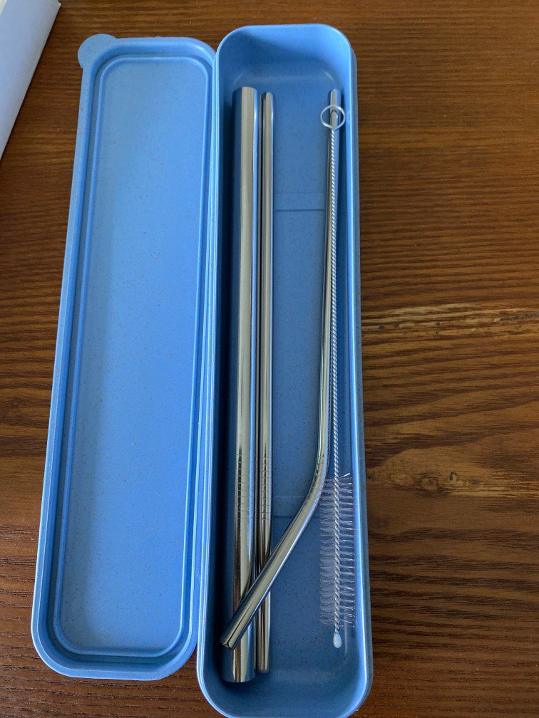 Metal straw new, Food & Drinks, Beverages on Carousell