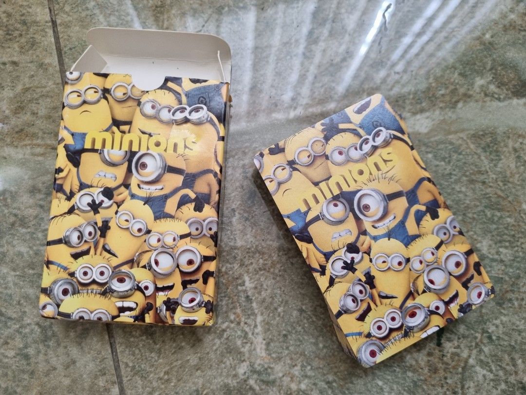 Minions playing cards, Hobbies & Toys, Toys & Games on Carousell