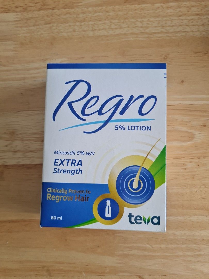 Minoxidil 5% Regro, Beauty & Personal Care, Hair on Carousell
