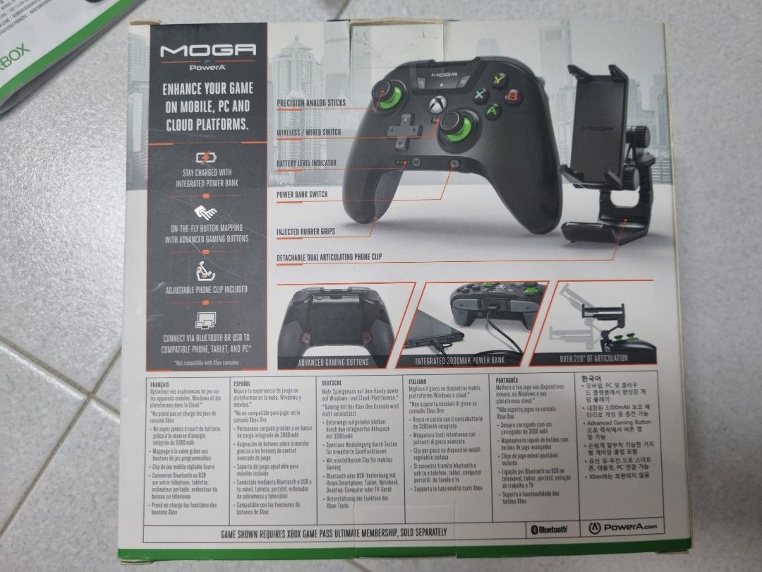 MOGA XP5-X plus Bluetooth controller for mobile and cloud gaming, Video ...