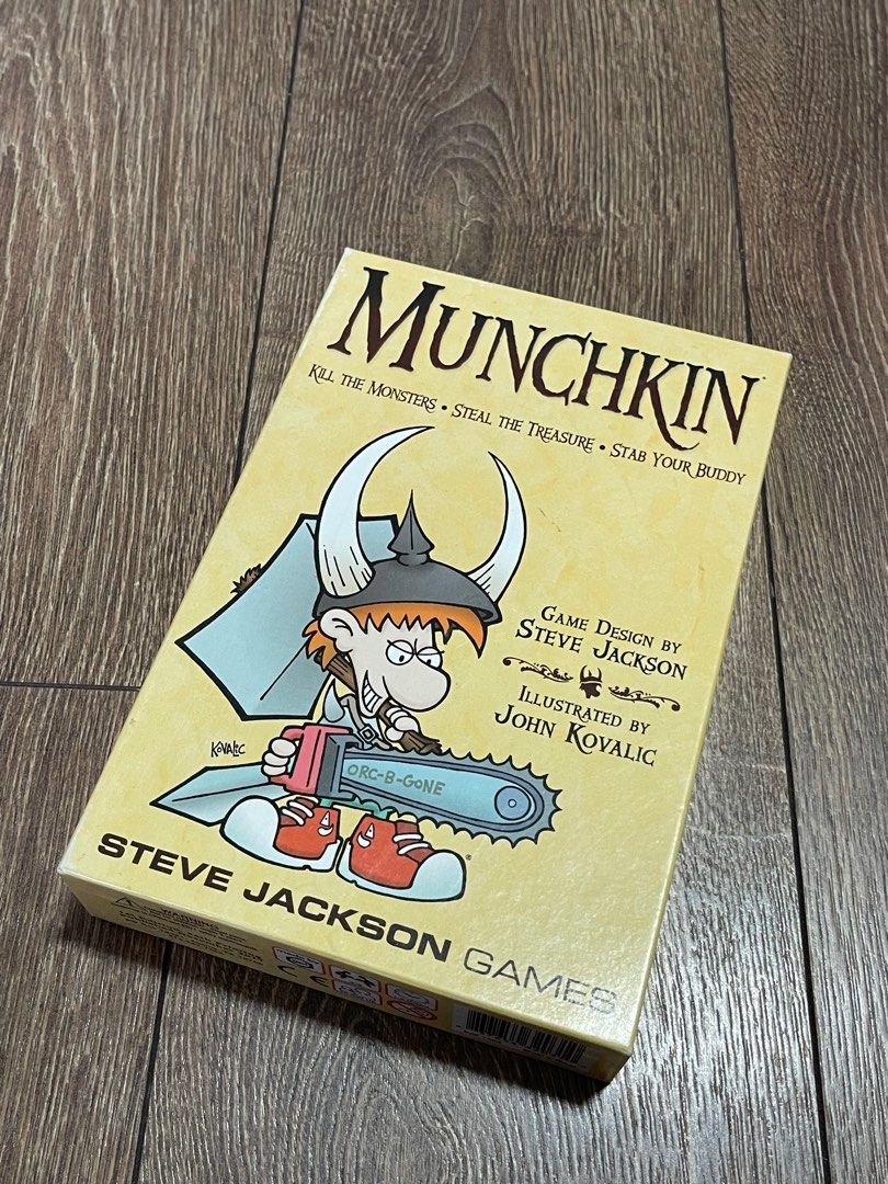 Munchkin card game, Hobbies & Toys, Toys & Games on Carousell