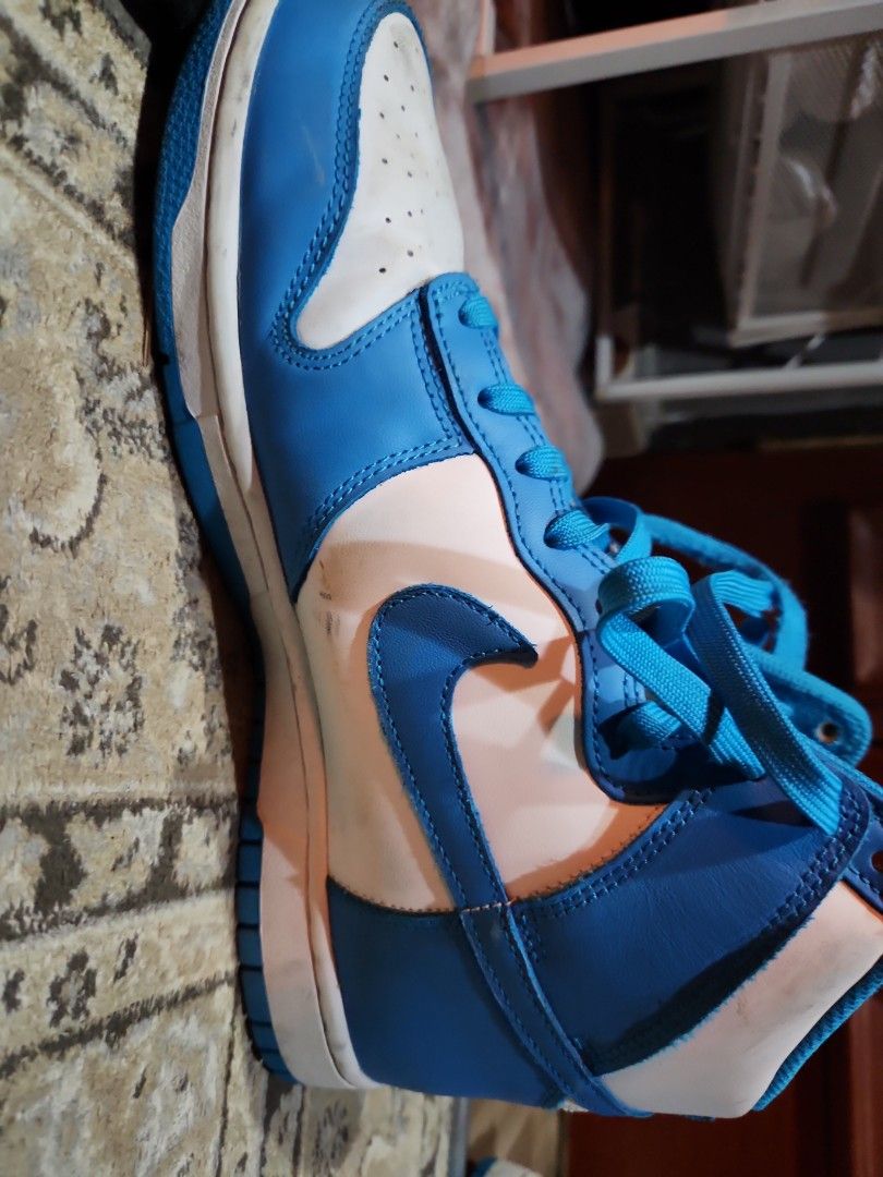 Nike dunk high baby blue, Men's Fashion, Footwear, Sneakers on Carousell