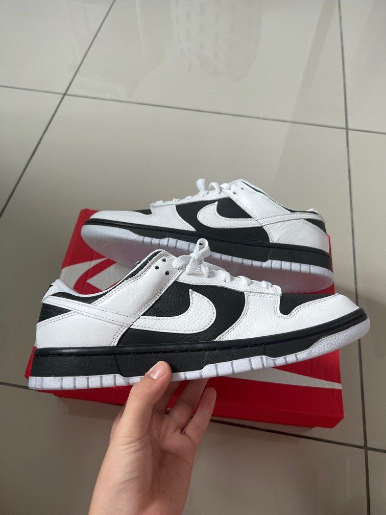 Nike Dunk Low Reverse Panda, Men's Fashion, Footwear, Sneakers on Carousell