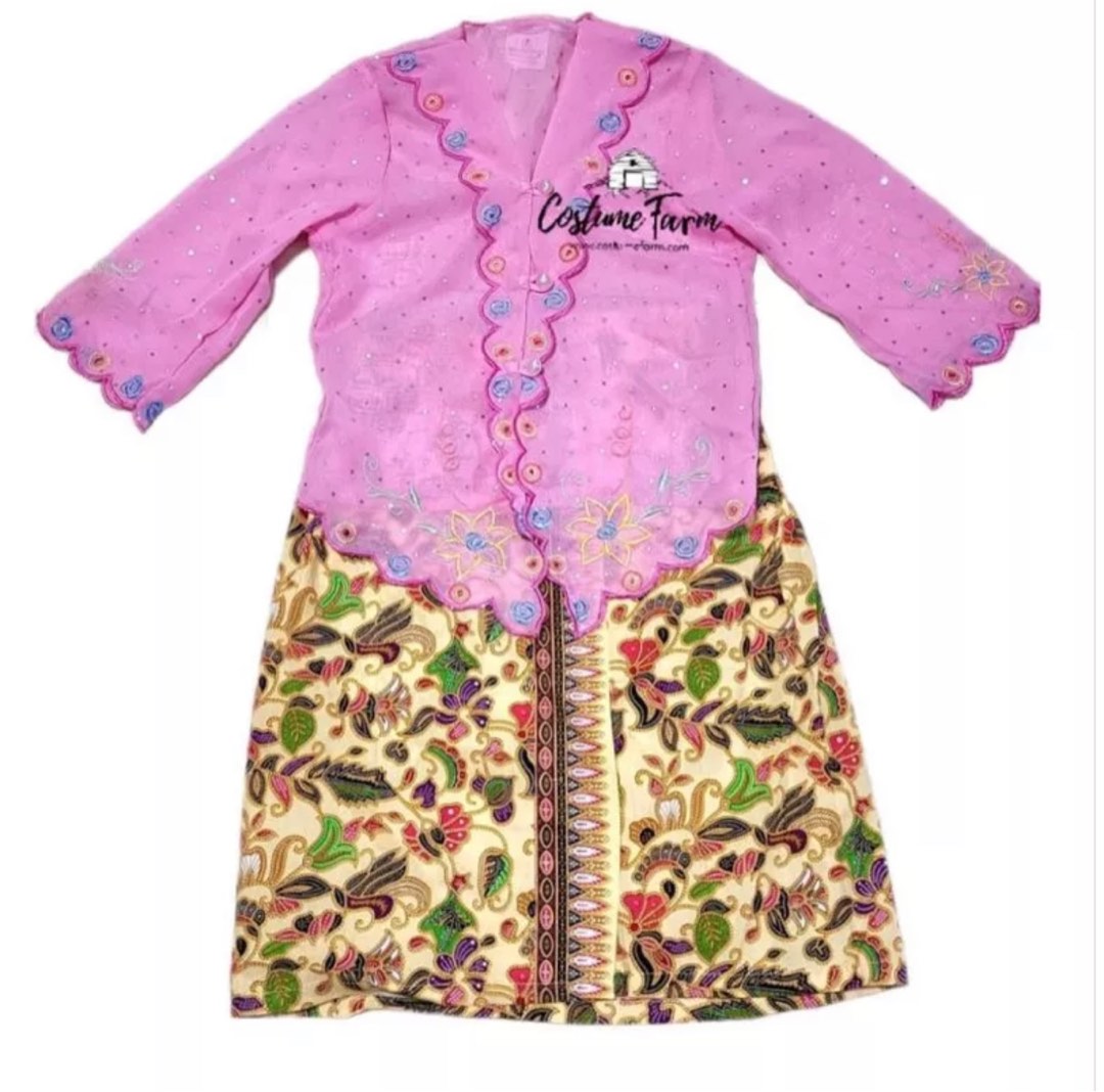 Nyonya Kebaya/ Malay Enthic Girl Kebaya - Hari Raya Racial Harmony Day ...
