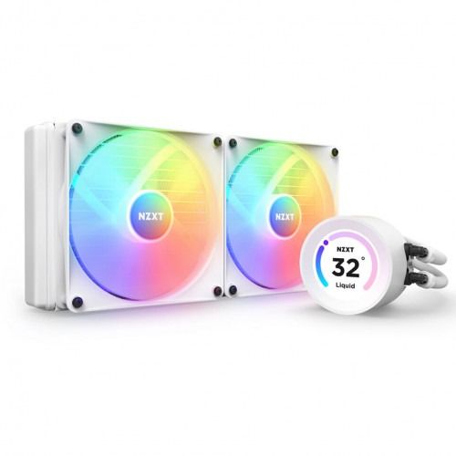 NZXT Kraken ELITE 240/280/360 RGB (LCD, Black/White) AIO CPU Cooler ...