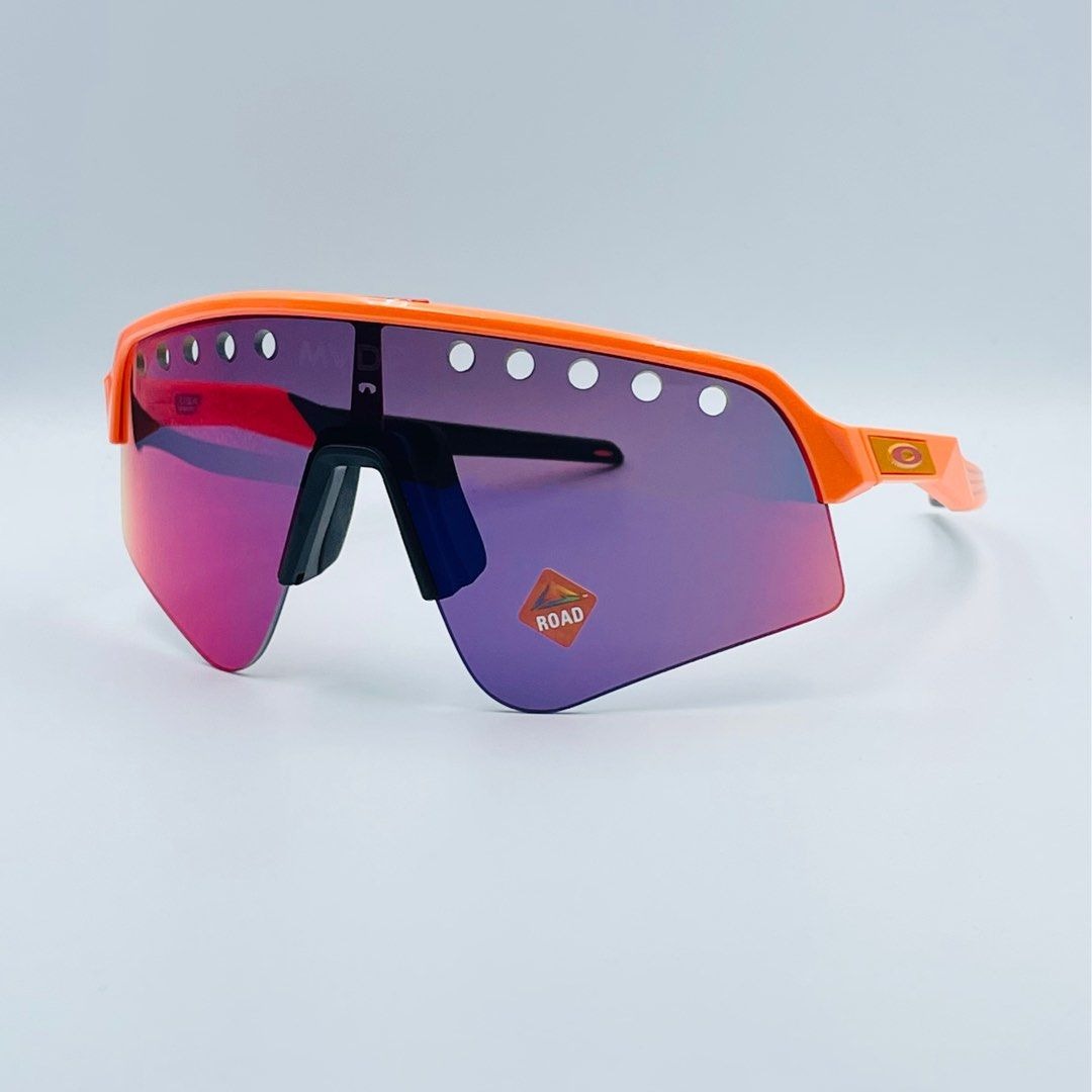 Oakley Sutro Lite Sweep MVDP Orange Sparkle + Prizm Road Mathieu van ...