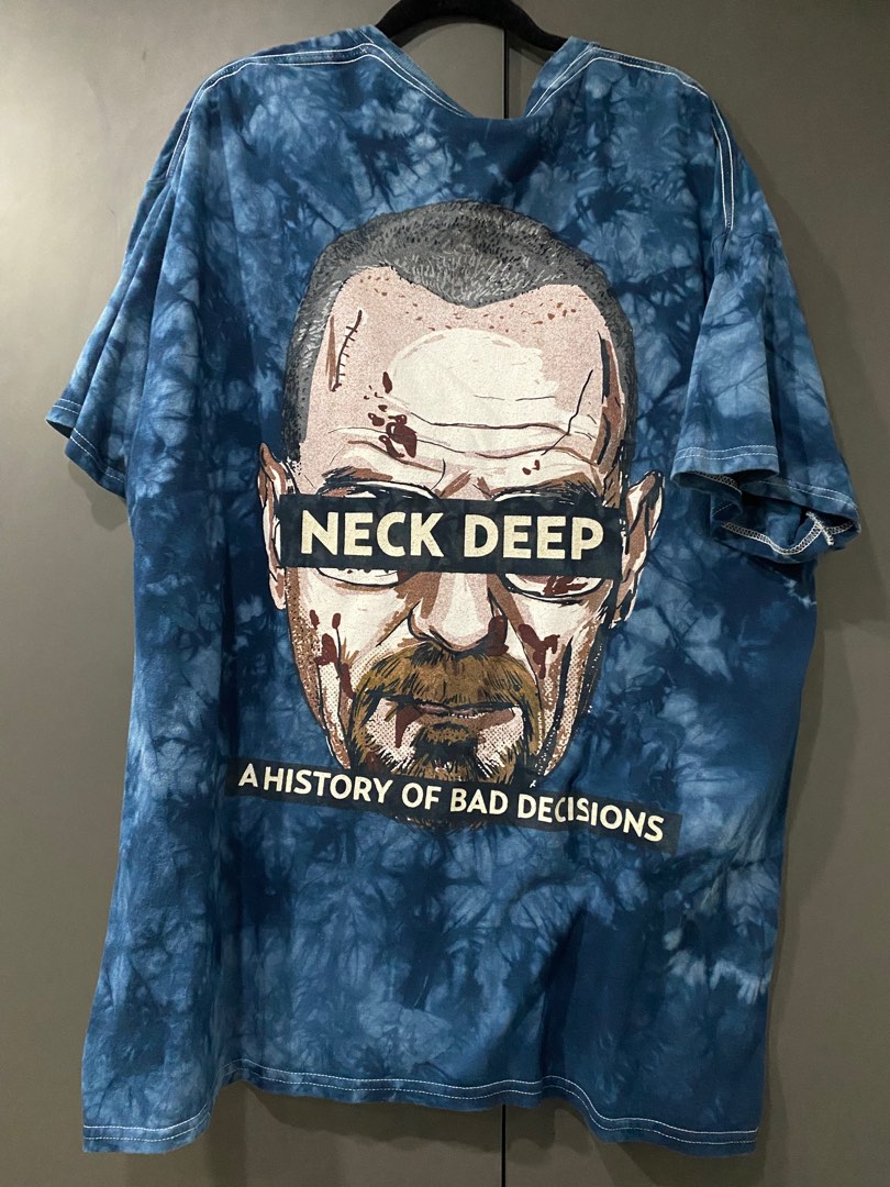 Official Neck Deep x Breaking Bad Merch, Men's Fashion, Tops & Sets ...