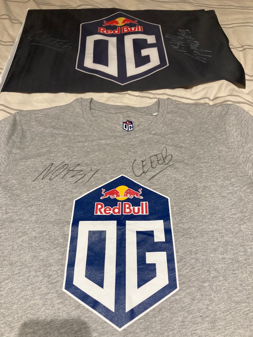 OG DOTA 2 authographed merch by Notail and Ceb, Men's Fashion ...