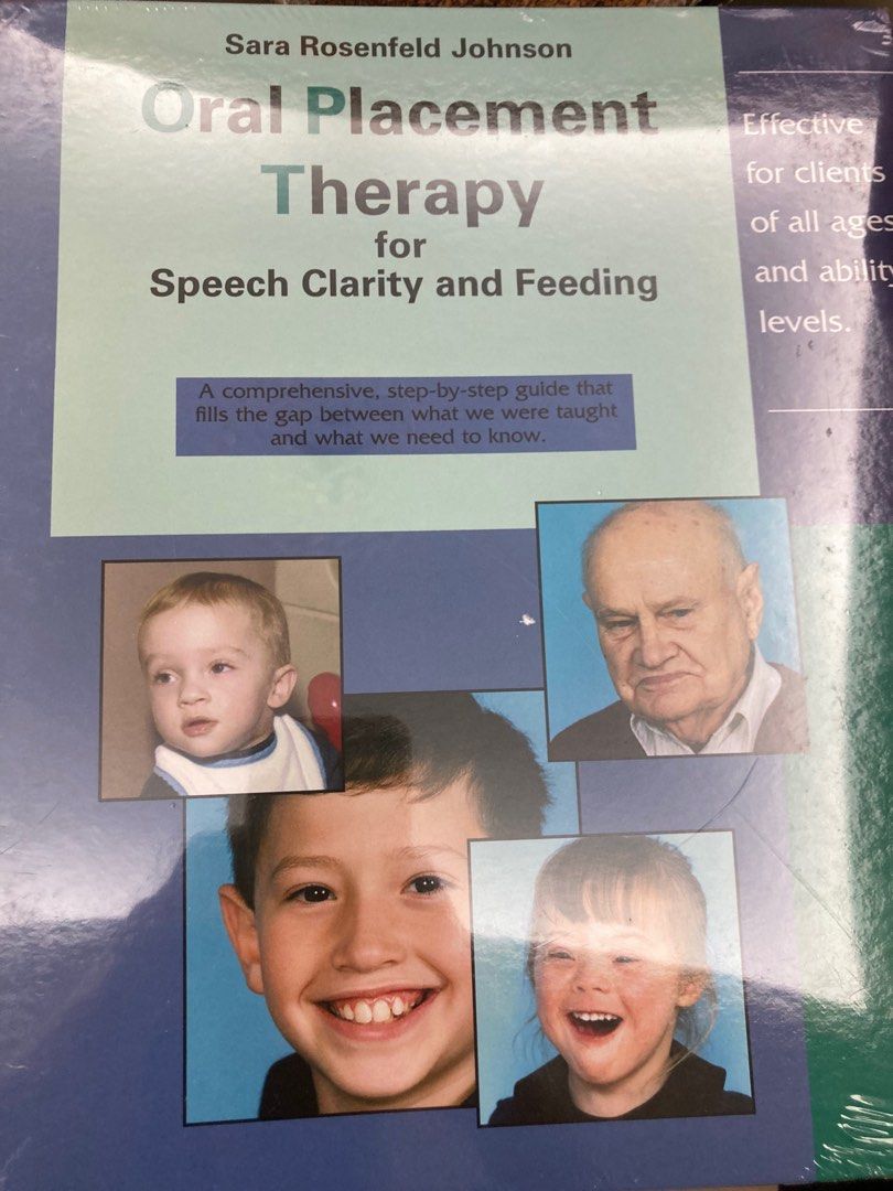 Oral placement therapy talktools, 興趣及遊戲, 書本 & 文具, 教科書 - Carousell