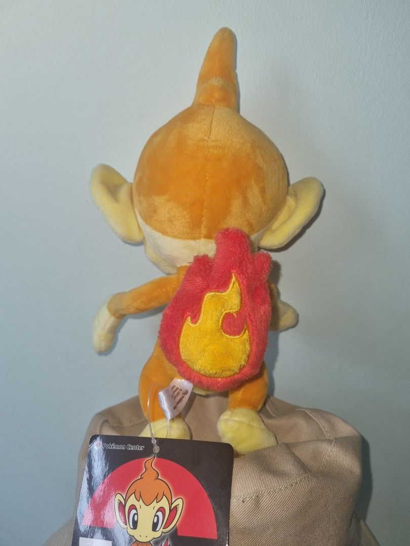 Original Chimchar Plush Standing from Pokemon centre, Hobbies & Toys ...