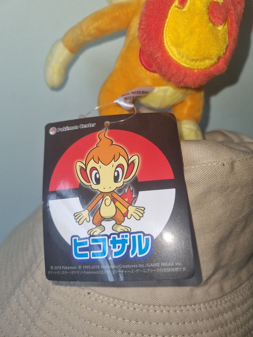 Original Chimchar Plush Standing from Pokemon centre, Hobbies & Toys ...