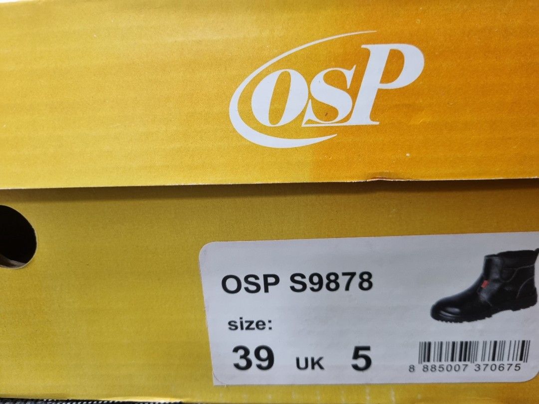 OSP Safety Boots UK5, Men's Fashion, Footwear, Boots on Carousell