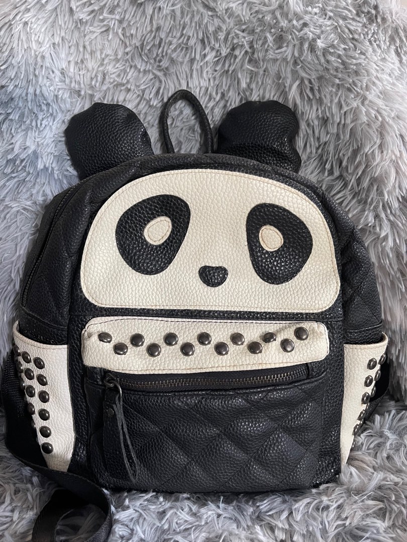 Panda Backpack, Women's Fashion, Bags & Wallets, Backpacks on Carousell