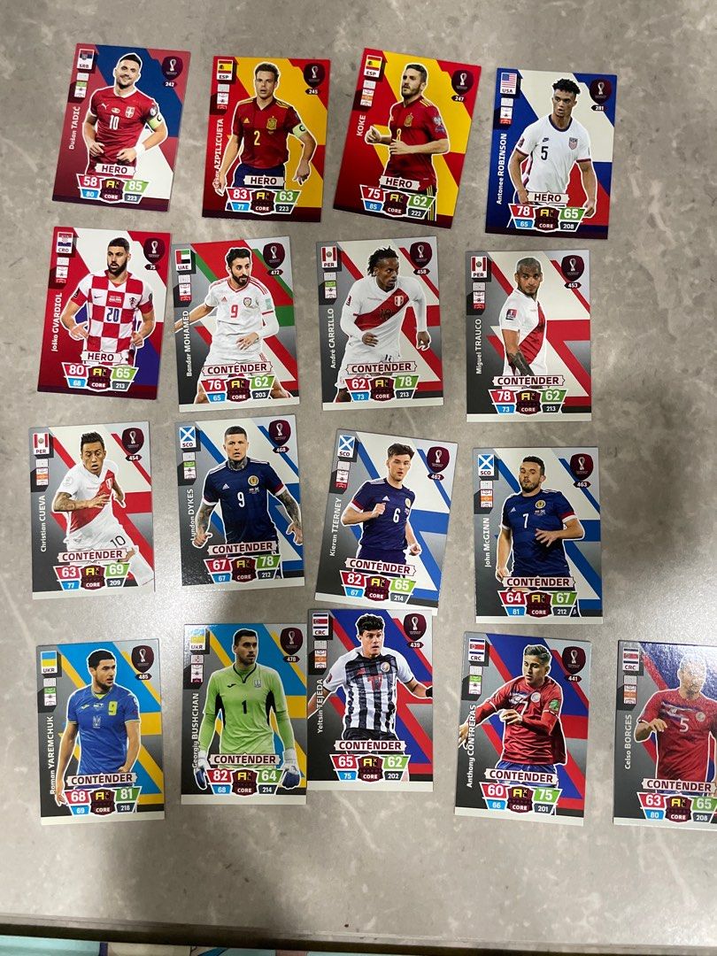 Panini World Cup 2022 Adrenalyn XL Cards, Hobbies & Toys, Memorabilia ...