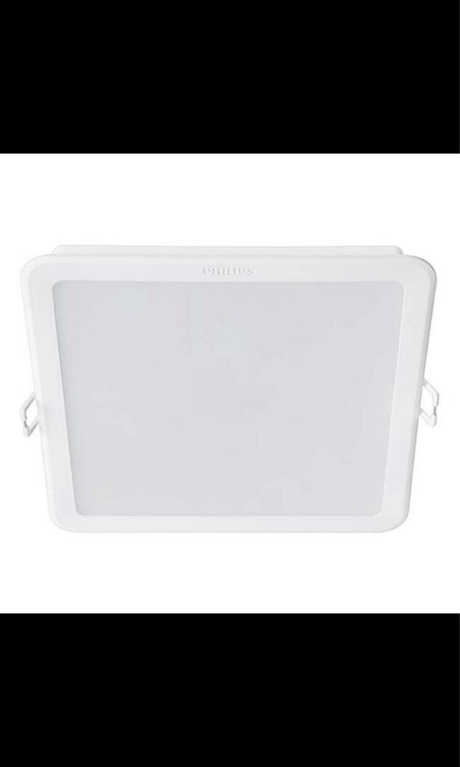 Philips Meson LED Downlight 13W Square 14cm by 14cm 6500K, Furniture ...