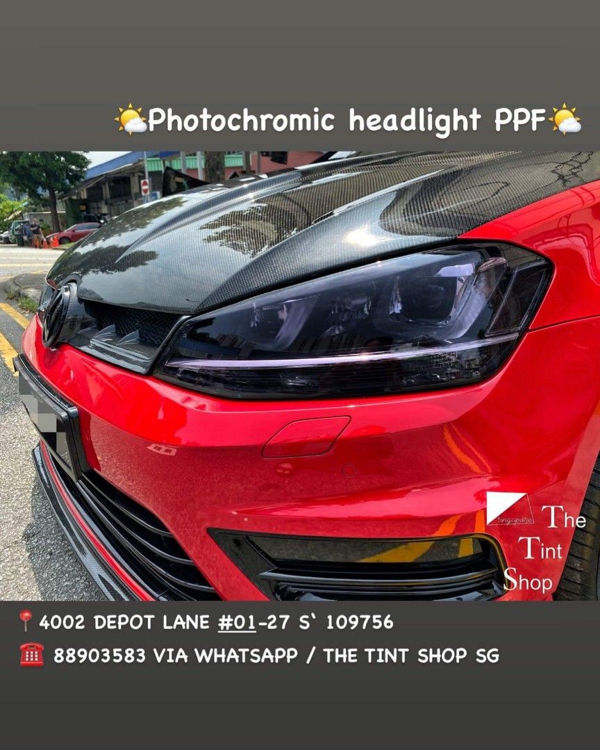 PHOTOCHROMIC HEADLIGHT PPF, Car Accessories, Accessories on Carousell