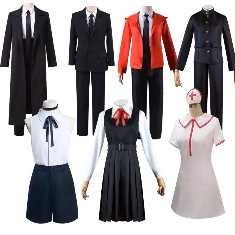 PO: ALL csm cosplays chainsaw man makima reze nurse yoru asa mitaka ...