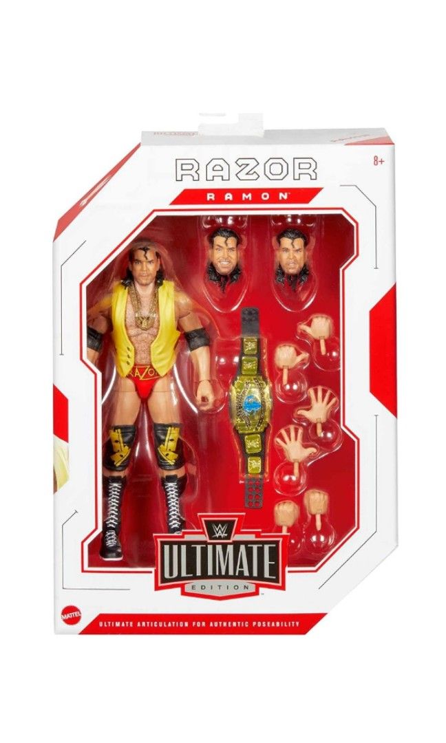PRE-ORDER: WWE Ultimate Edition Razor Ramon, Hobbies & Toys, Toys ...