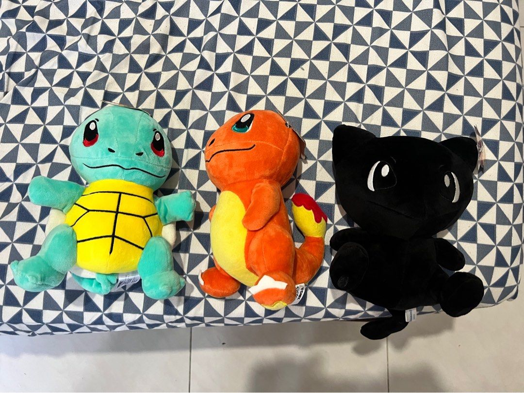 Pokemon Plush Toys for Sale ( Bulbasur , Bulbasaur Black, Charmander ...