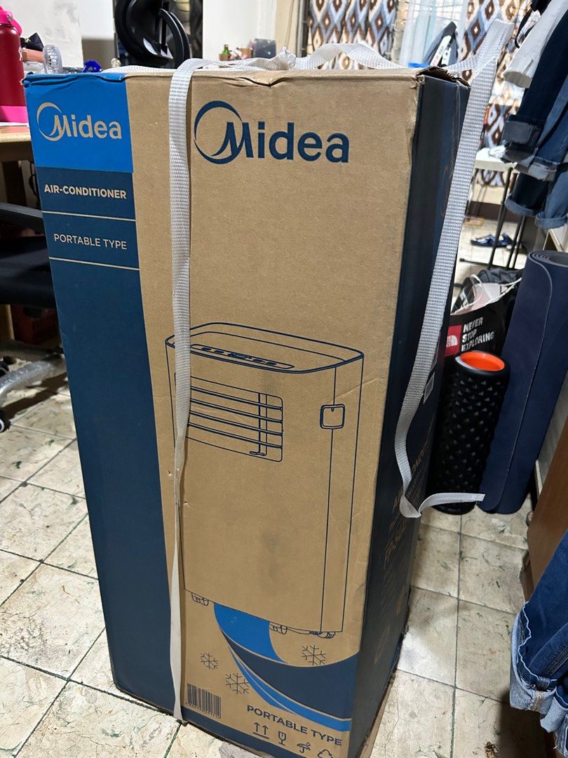 Portable Aircon (Midea) 1HP, TV & Home Appliances, Air Conditioning and ...