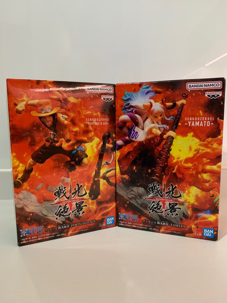 Portgas D Ace & Yamato Set - One Piece Senkouzekkei, Hobbies & Toys ...