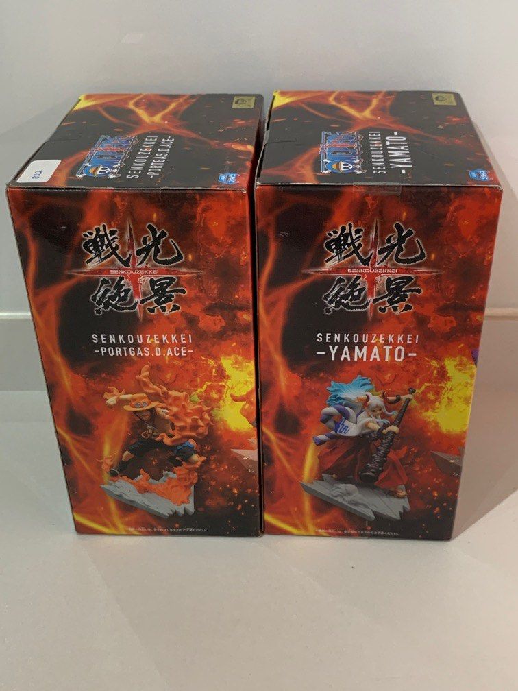 Portgas D Ace & Yamato Set - One Piece Senkouzekkei, Hobbies & Toys ...