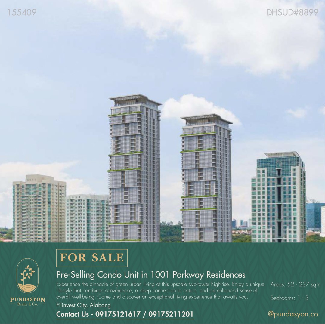 Pre-selling Condo Unit in 1001 Parkway Residences, Property, For Sale ...