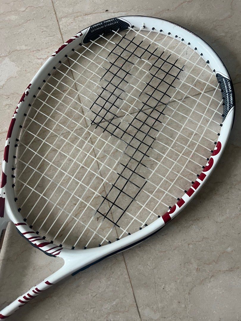Prince Mach Ti Tennis Racket, Sports Equipment, Sports & Games, Racket ...