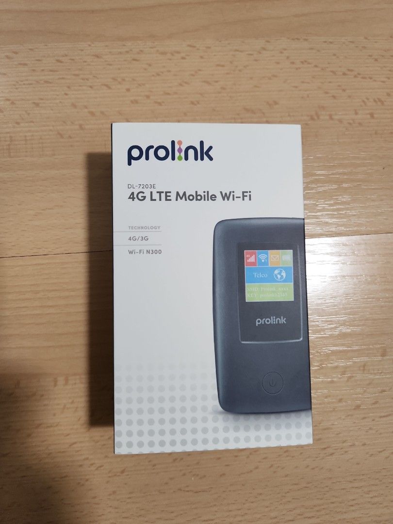 Prolink DL-7203E 4G LTE Mobile WiFi Portable Hotspot, Computers & Tech ...